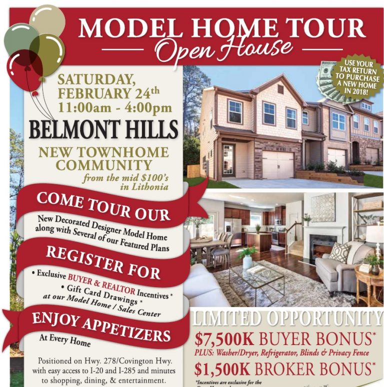 Model Home Tour - Open House at Belmont Hills - Lithonia - Great Buyer ...