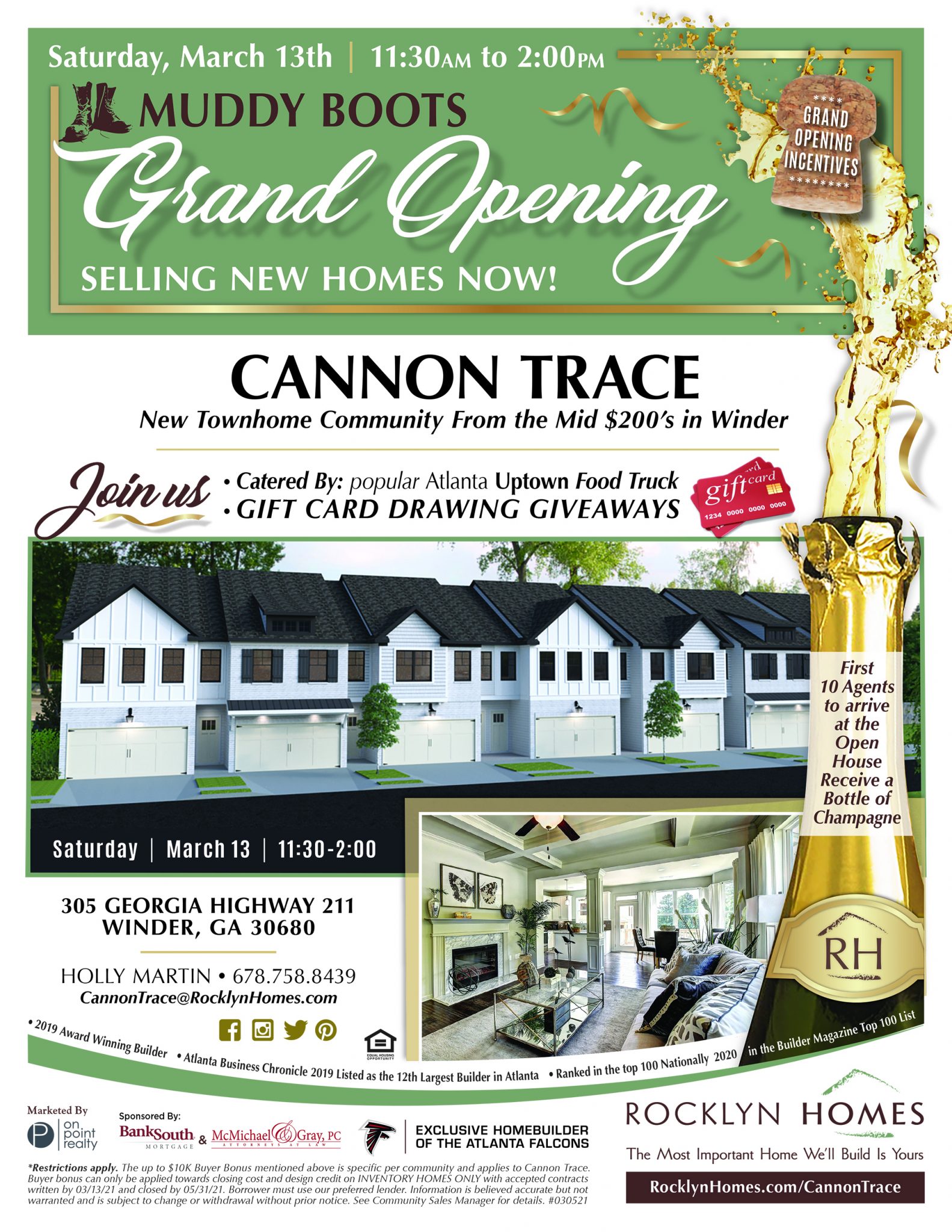Join Us for a Grand Opening This Saturday at Cannon Trace - Winder ...