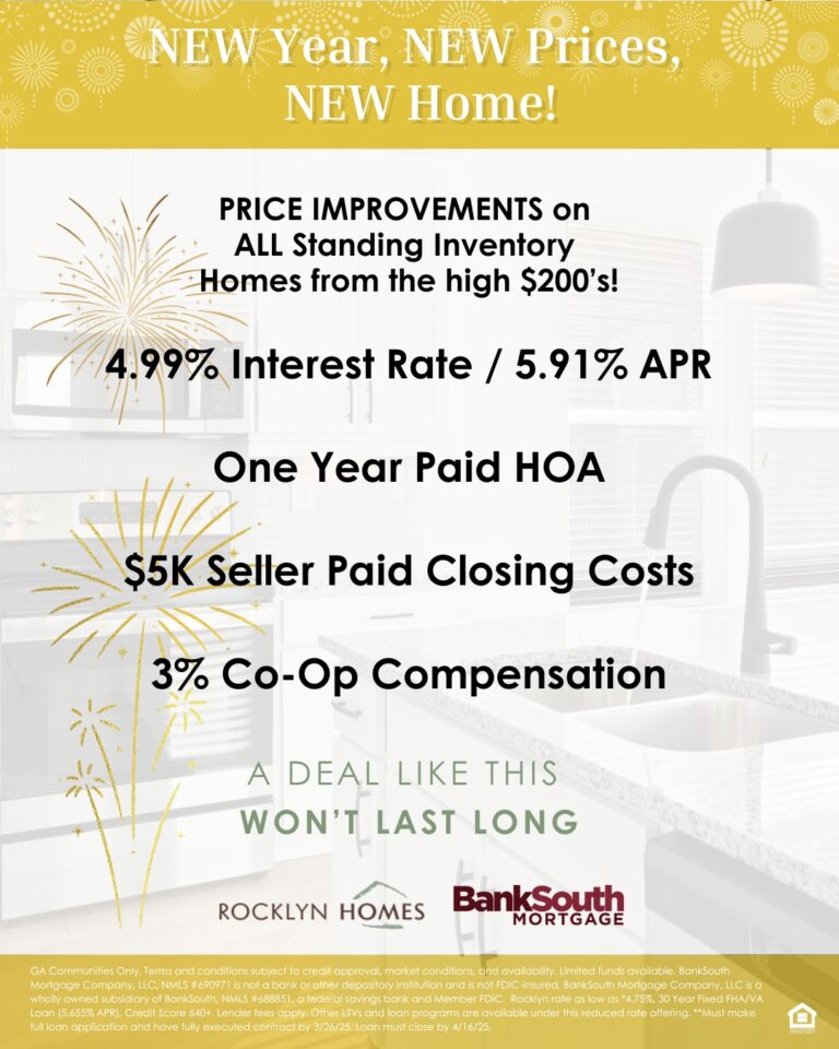 Rocklyn Homes - New Homes in Metro Atlanta and Florida
